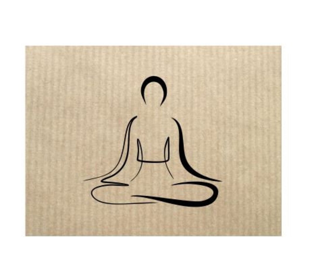Yoga Symbol Svg- Png - AI - Pdf Vector - Etsy