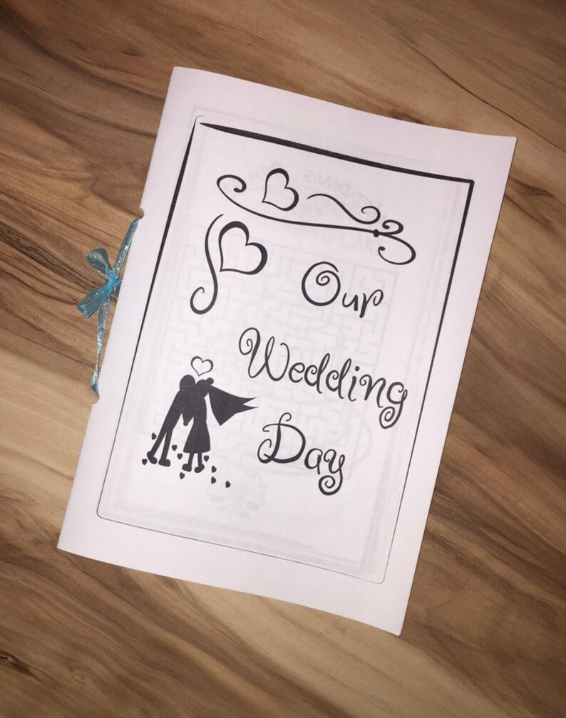 Wedding Activity Book Instant Download A4 Size 12 Page A5 - Etsy