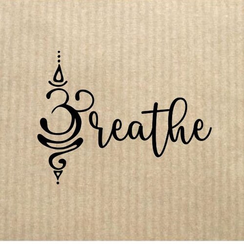 Breathe Symbol Om Sanskrit Symbol for Breathe Svg Png - Etsy