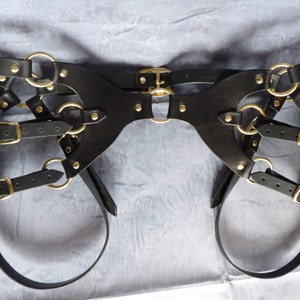 Custom Fit Premium Real Leather Pony Play Loin Strap Spider Harness Etsy