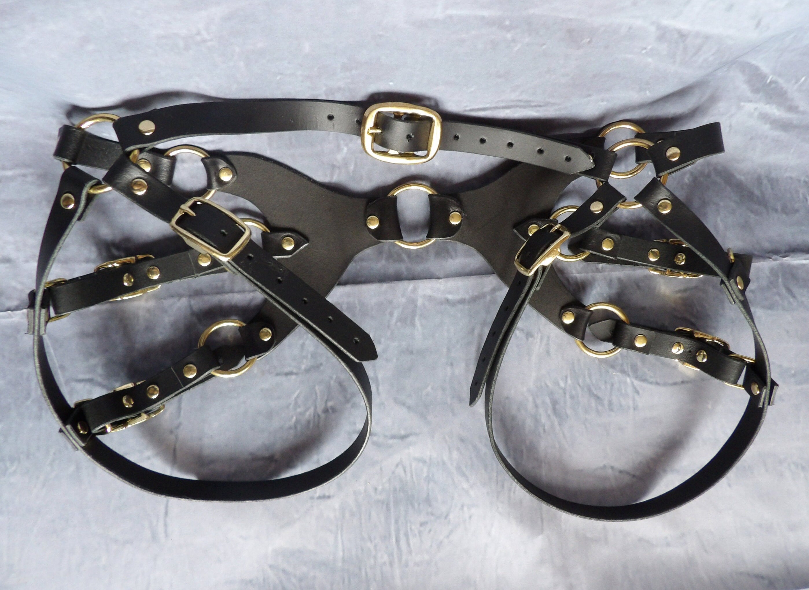 Custom Fit Premium Real Leather Pony Play Loin Strap Spider | Etsy