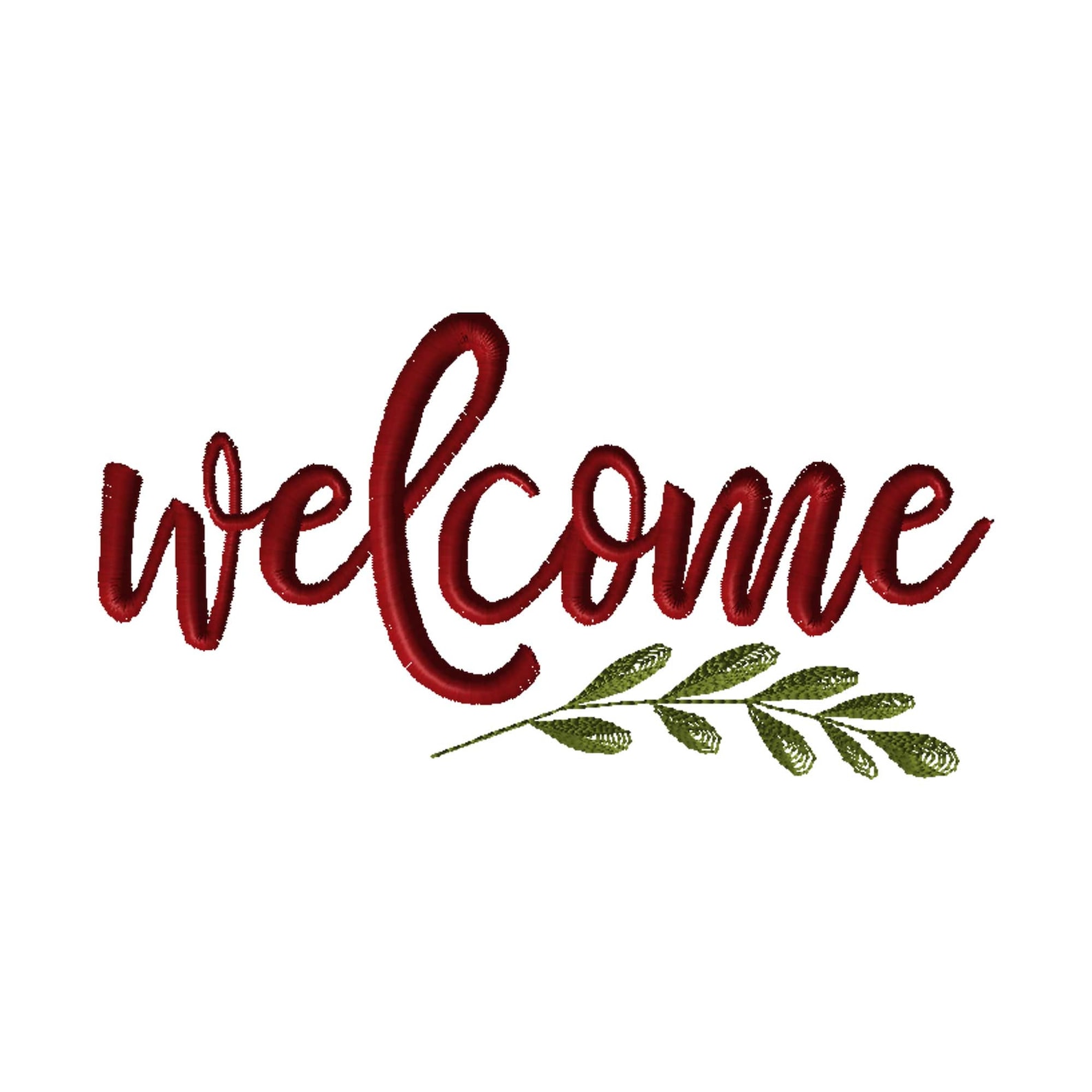 Welcome-machine Embroidery Design1235 - Etsy