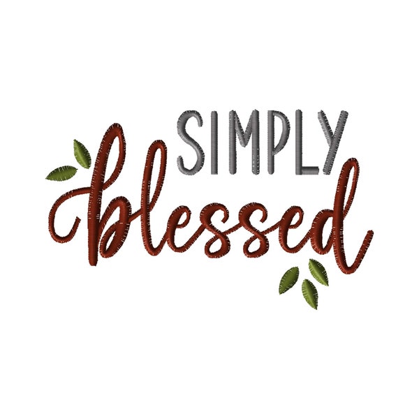 Simply Blessed Svg - Etsy