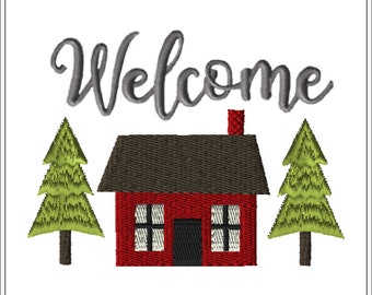 Welcome Embroidery Machine Design - Etsy