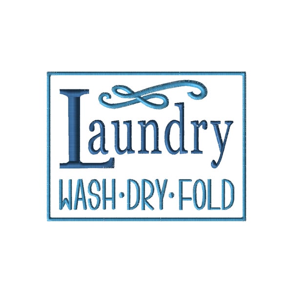 Laundry Room Embroidery - Etsy