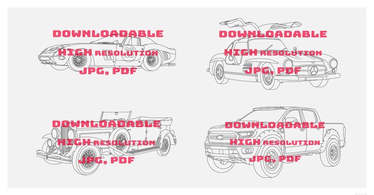 Coloring Pages With Vehicles | 28 Pages | Pdf + Jpg | for Kids + Adults ...