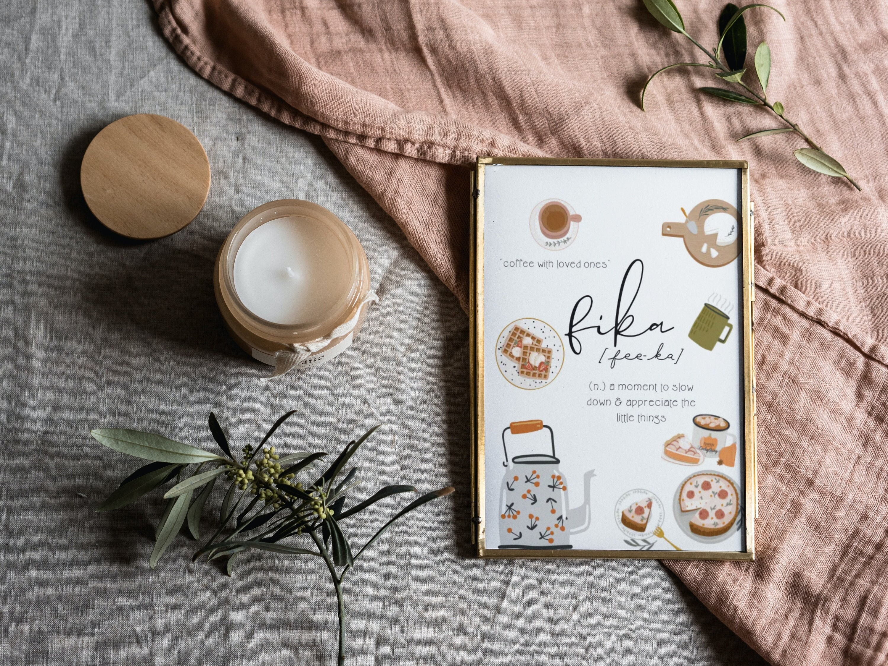 Fika Fika Print Fika Digital Print Fika Art Cozu Fika Art - Etsy