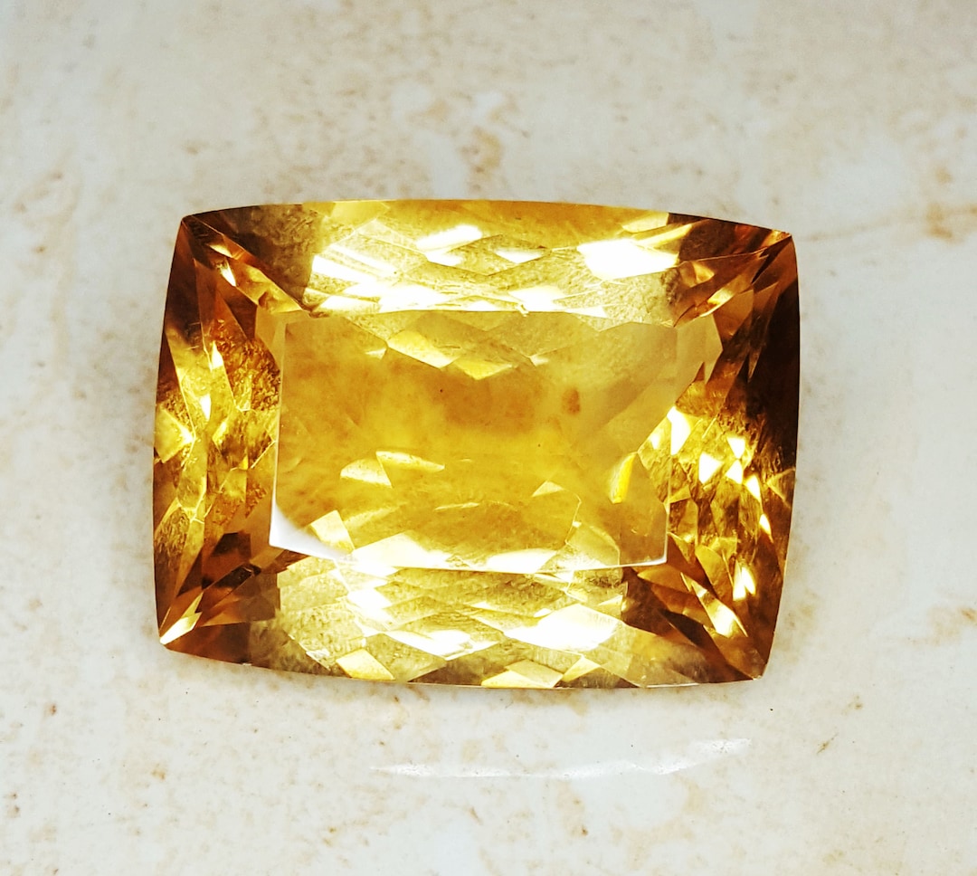 Loose Gemstone 45 to 50 Natural Citrine Unheated Untreated Certified ...