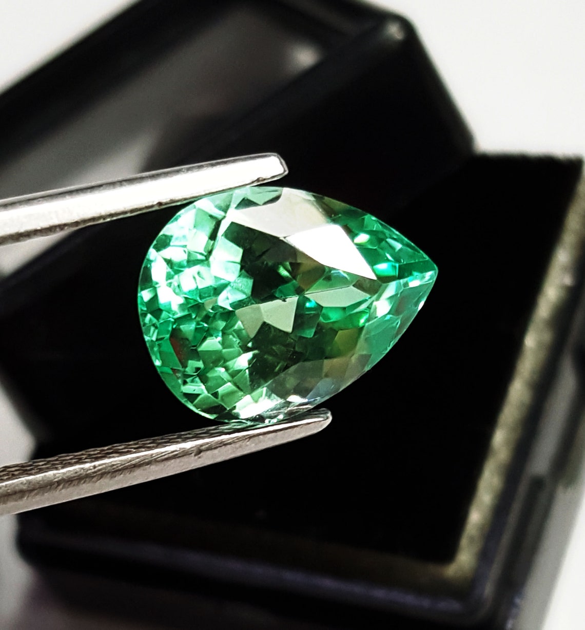 Certified Loose Gemstone Natural Russian Emerald 7.17 Ct Pear - Etsy UK