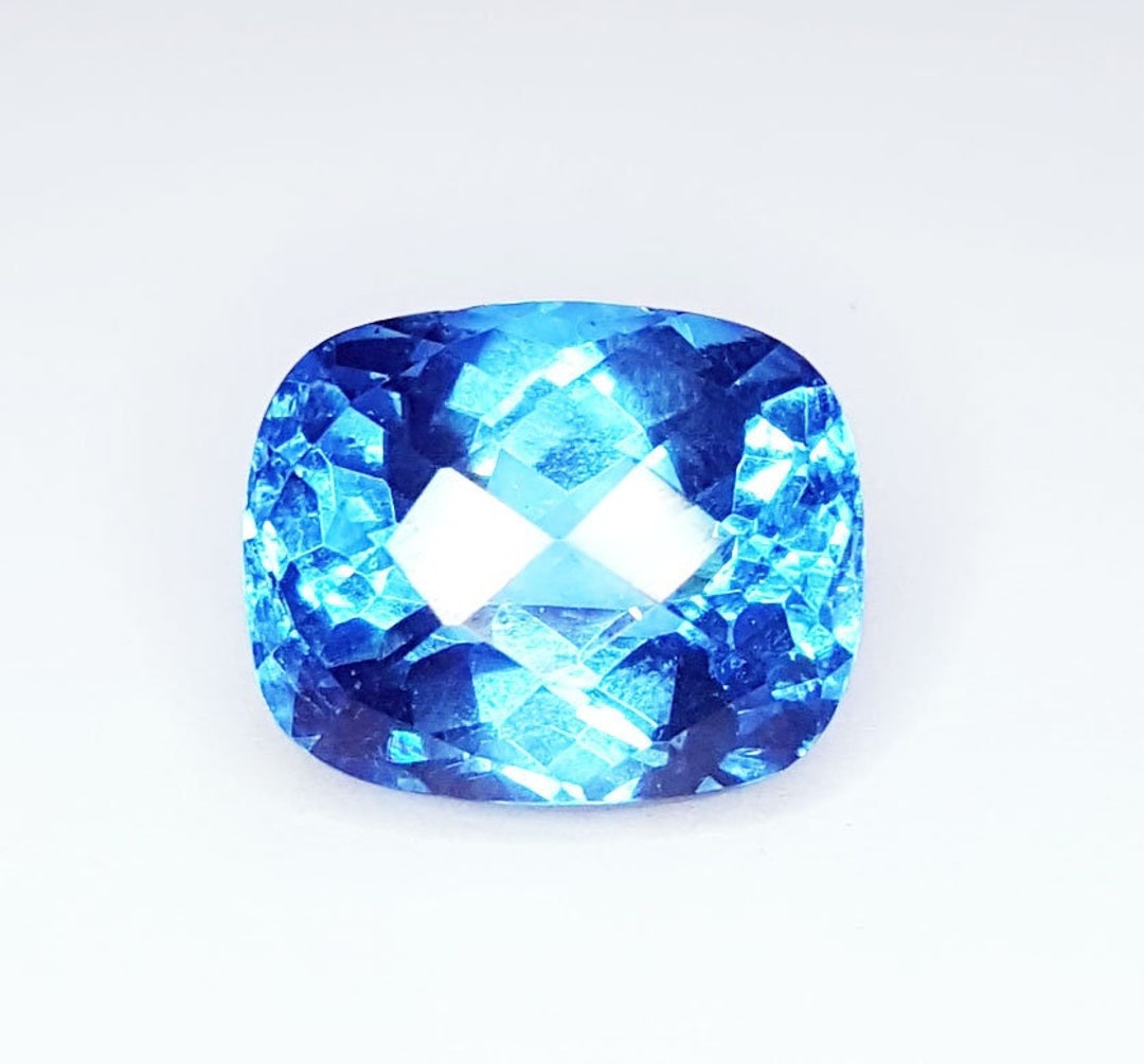 Natural Light Blue Sapphire 21 Ct Loose Gemstone Certified Transparent ...