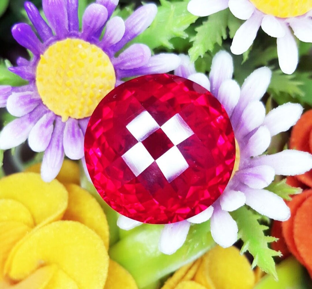 Natural Red Ruby 27 Ct Loose Gemstone Certified Transparent Huge Size ...