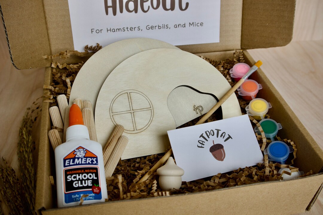DIY Wacky Hut Hideout Kit - Small Animal Accessories for Hamsters ...