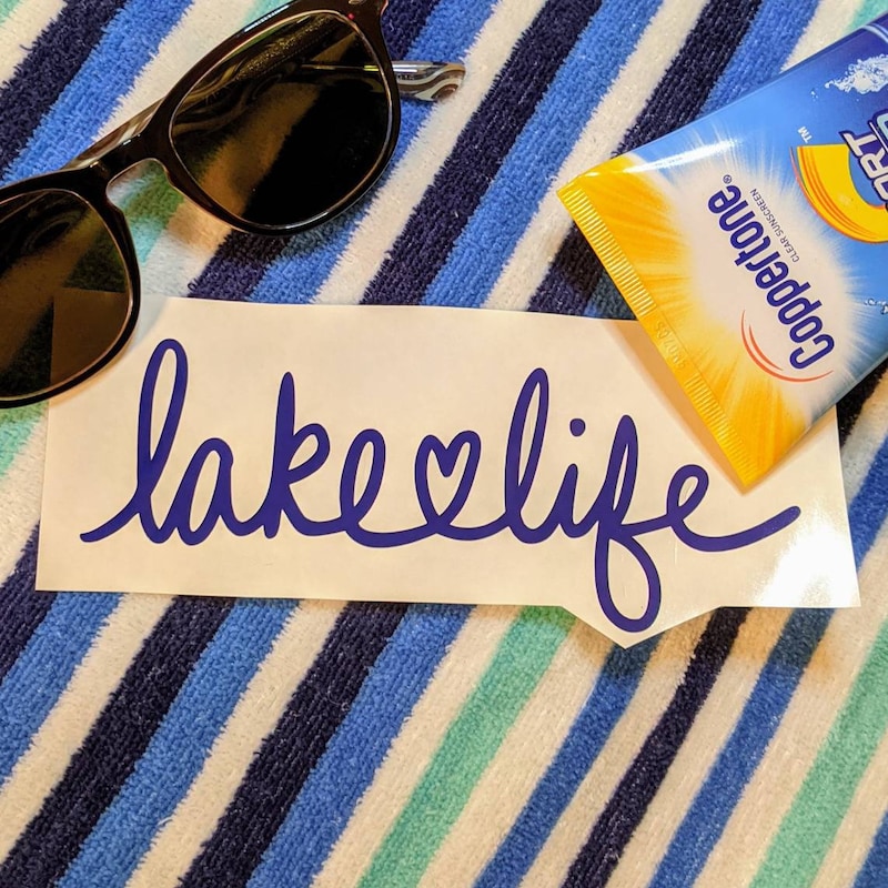 Lake Life Decal - Etsy