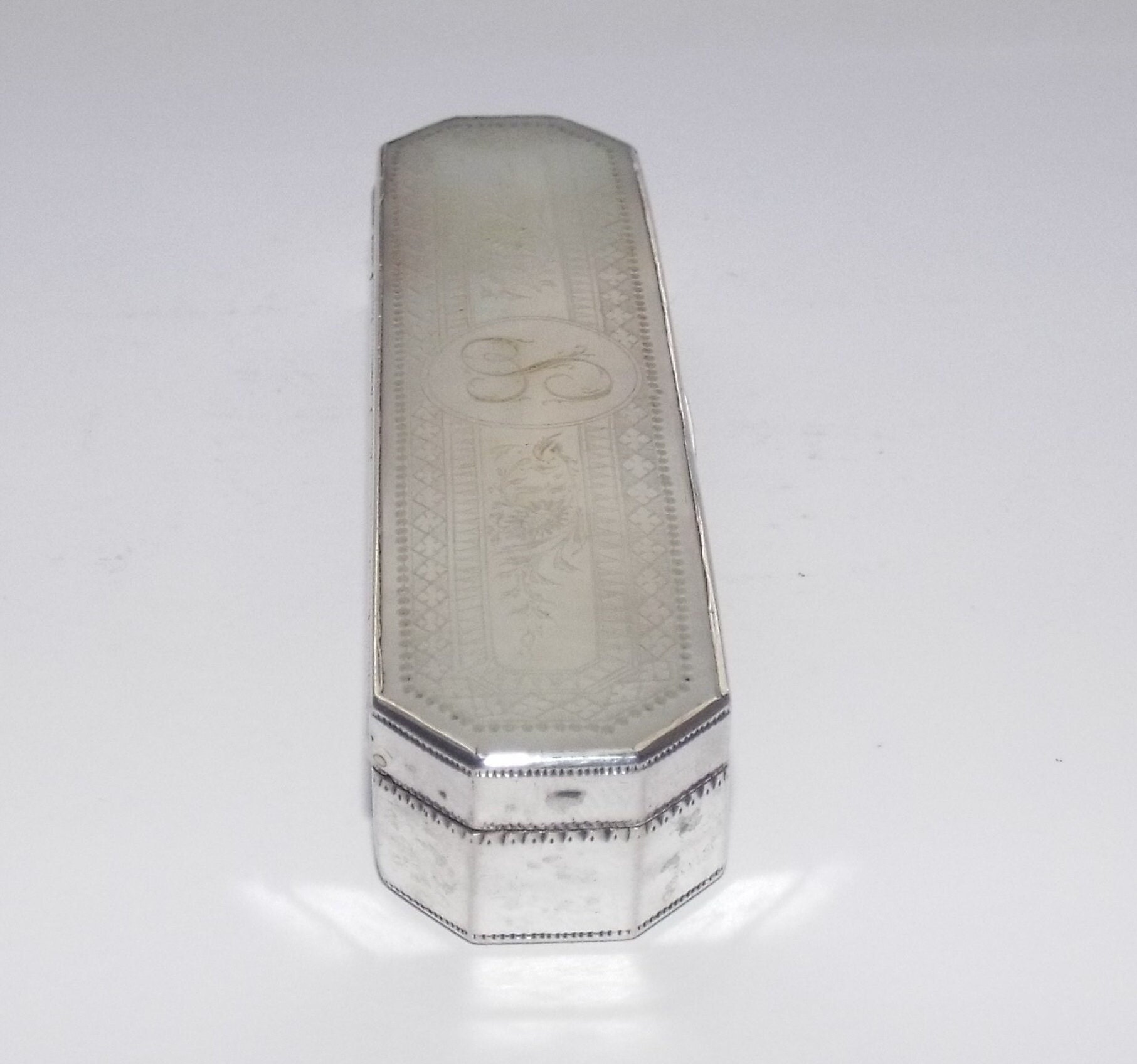 Antique Georgian 18th Century Sterling SOLID SILVER, Mother of Pearl ...