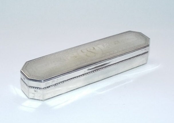 Antique Georgian 18th Century Sterling SOLID SILVER, Mother of Pearl ...