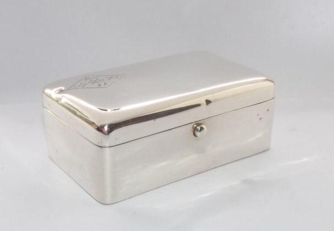 Rare Sampson Mordan Razor Box Sterling SOLID SILVER Razor Box, Shaver ...