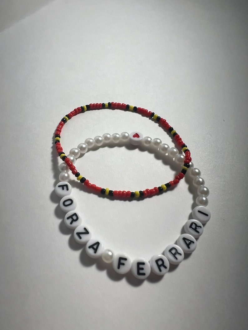 Ferrari Bracelet Stack, Seed Bead Jewelry - Etsy