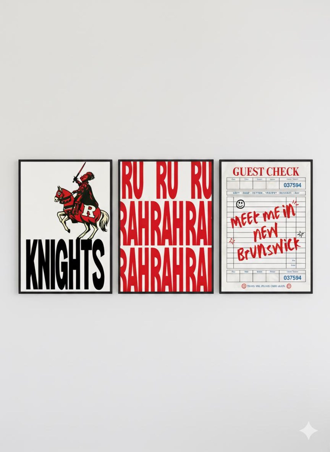 Rutgers Wall Art Set - Etsy
