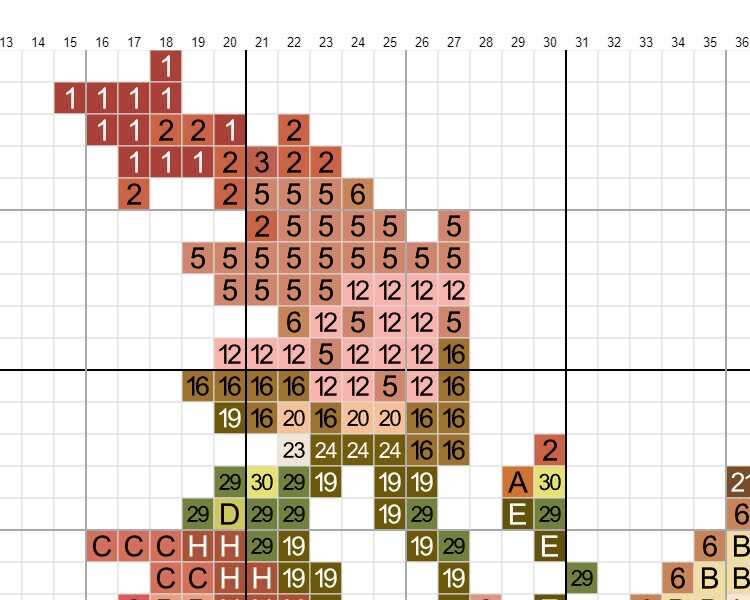 Genshin Impact Floral Vision - Sumeru Cryo Cross-stitch Pattern ...