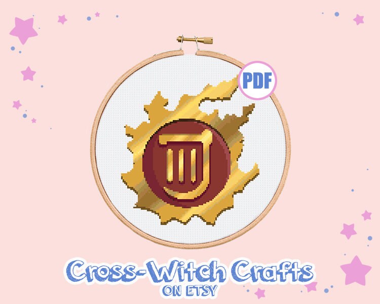 Final Fantasy XIV Job Icon Bard Cross-stitch Pattern - Etsy