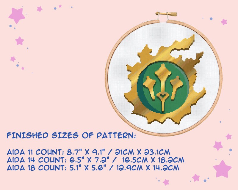 Final Fantasy XIV Job Icon Sage Cross-stitch Pattern - Etsy