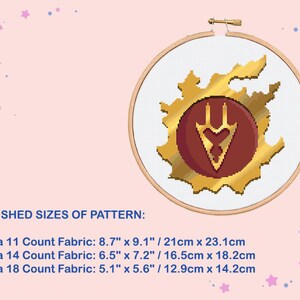 Final Fantasy XIV Job Icon Dragoon Cross-stitch Pattern - Etsy