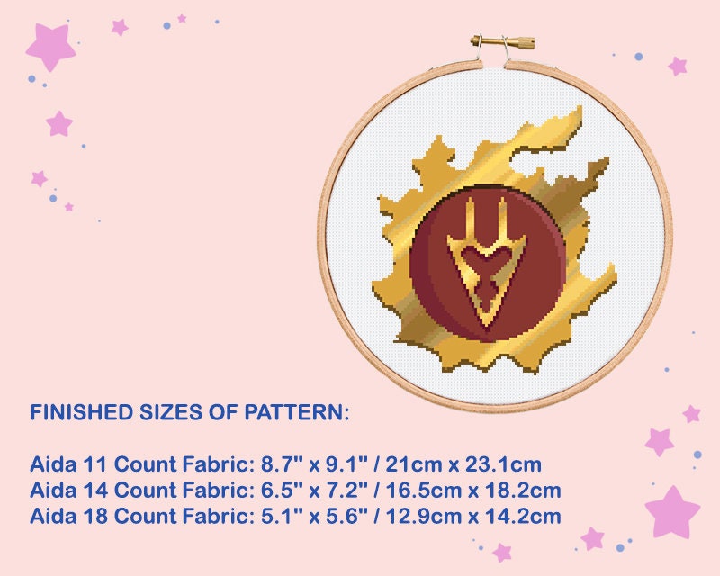 Final Fantasy XIV Job Icon Dragoon Cross-stitch Pattern - Etsy