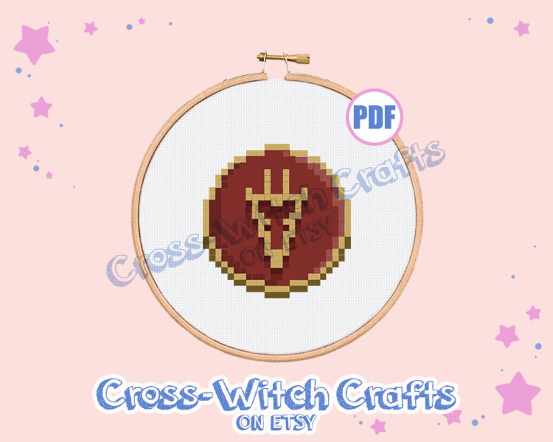 Final Fantasy XIV Mini Job Icon - Dragoon Cross-stitch Pattern ...