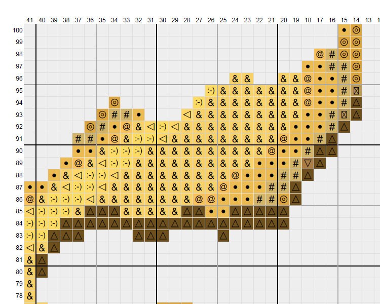 Final Fantasy XIV Job Icon Dragoon Cross-stitch Pattern INSTANT ...