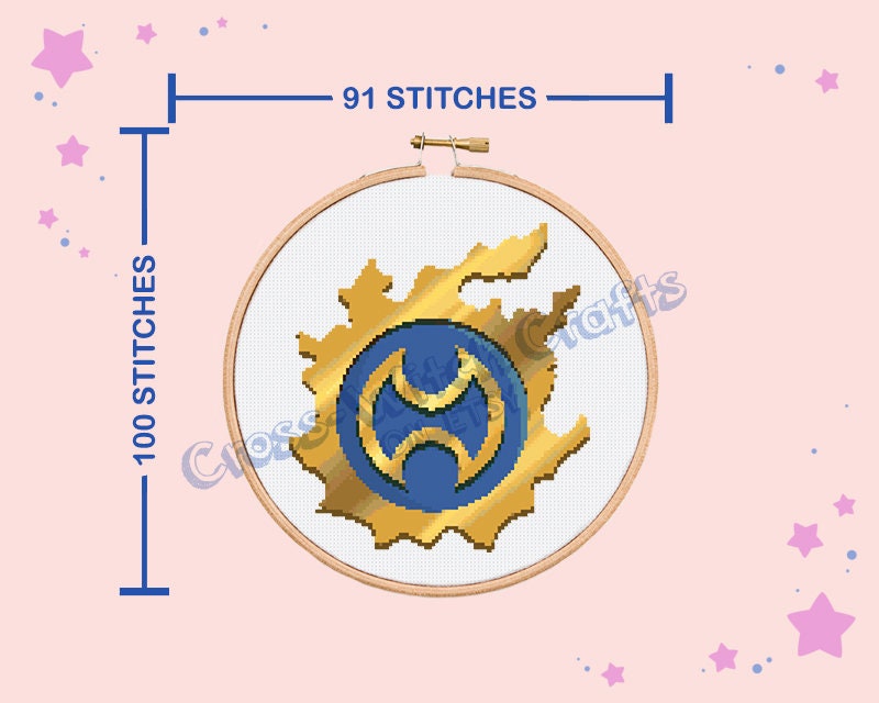 Final Fantasy XIV Job Icon Warrior Cross-stitch Pattern - Etsy