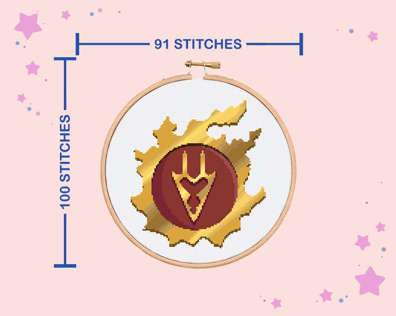 Final Fantasy XIV Job Icon Dragoon Cross-stitch Pattern - Etsy