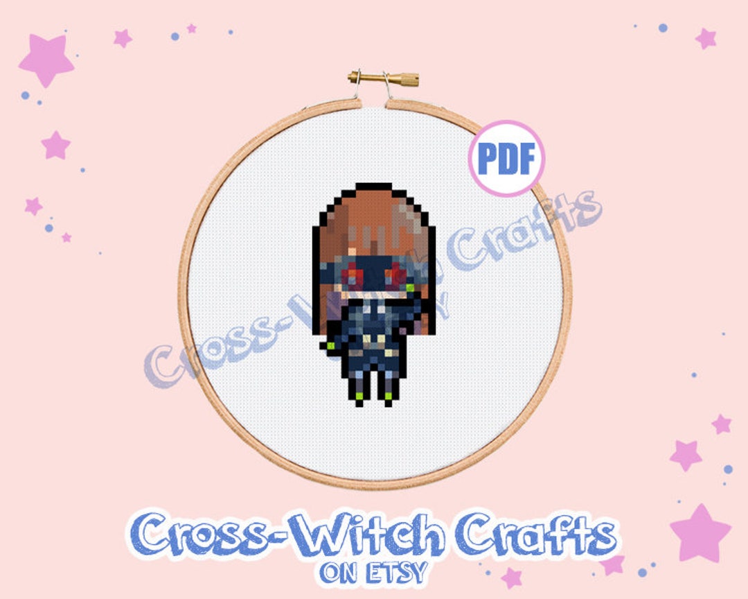 Oracle Phantom Thieves Mini Persona 5 Cross-stitch Pattern - INSTANT ...