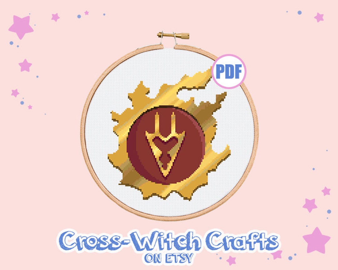 Final Fantasy XIV Job Icon Dragoon Cross-stitch Pattern - Etsy