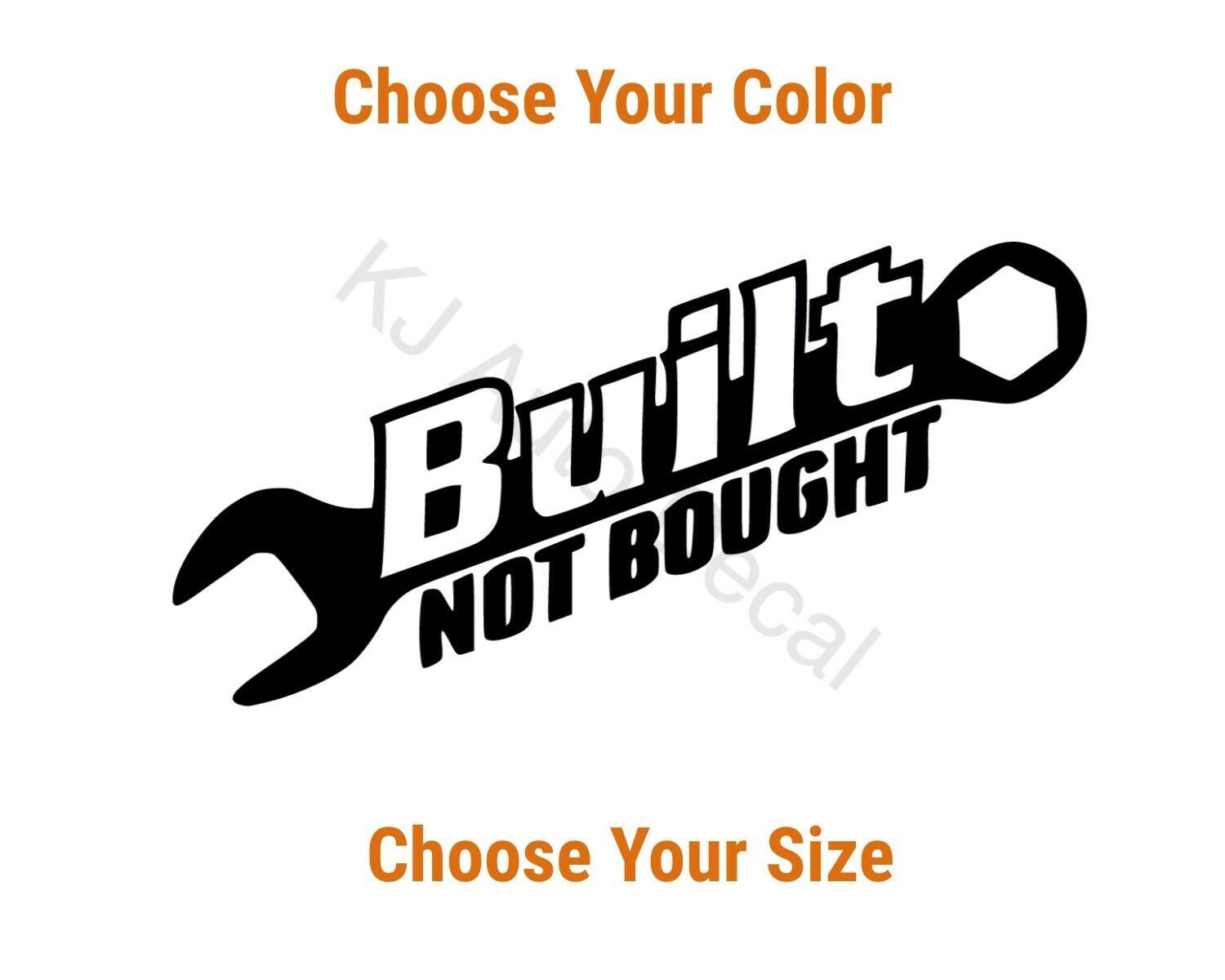Built Not Bought Sticker Paper & Party Supplies Stickers, Labels & Tags ...