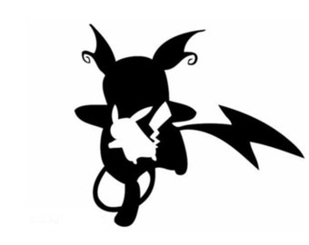 Pokémon Inspired Raichu Vinyl Decals Paper & Party Supplies Bumper ...