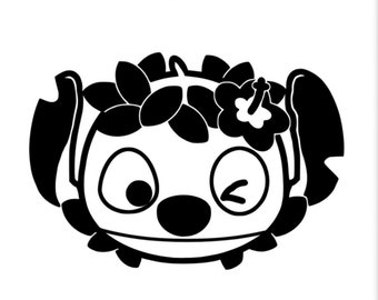 Stitch Peeking Cute Disney Lilo Car Decal Vinyl Sticker Super Cute ...