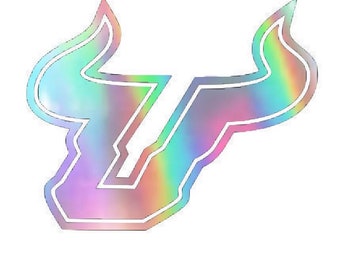 Bumper Stickers USF South Florida Bulls 3 Premium VInyl Decal Licensed ...