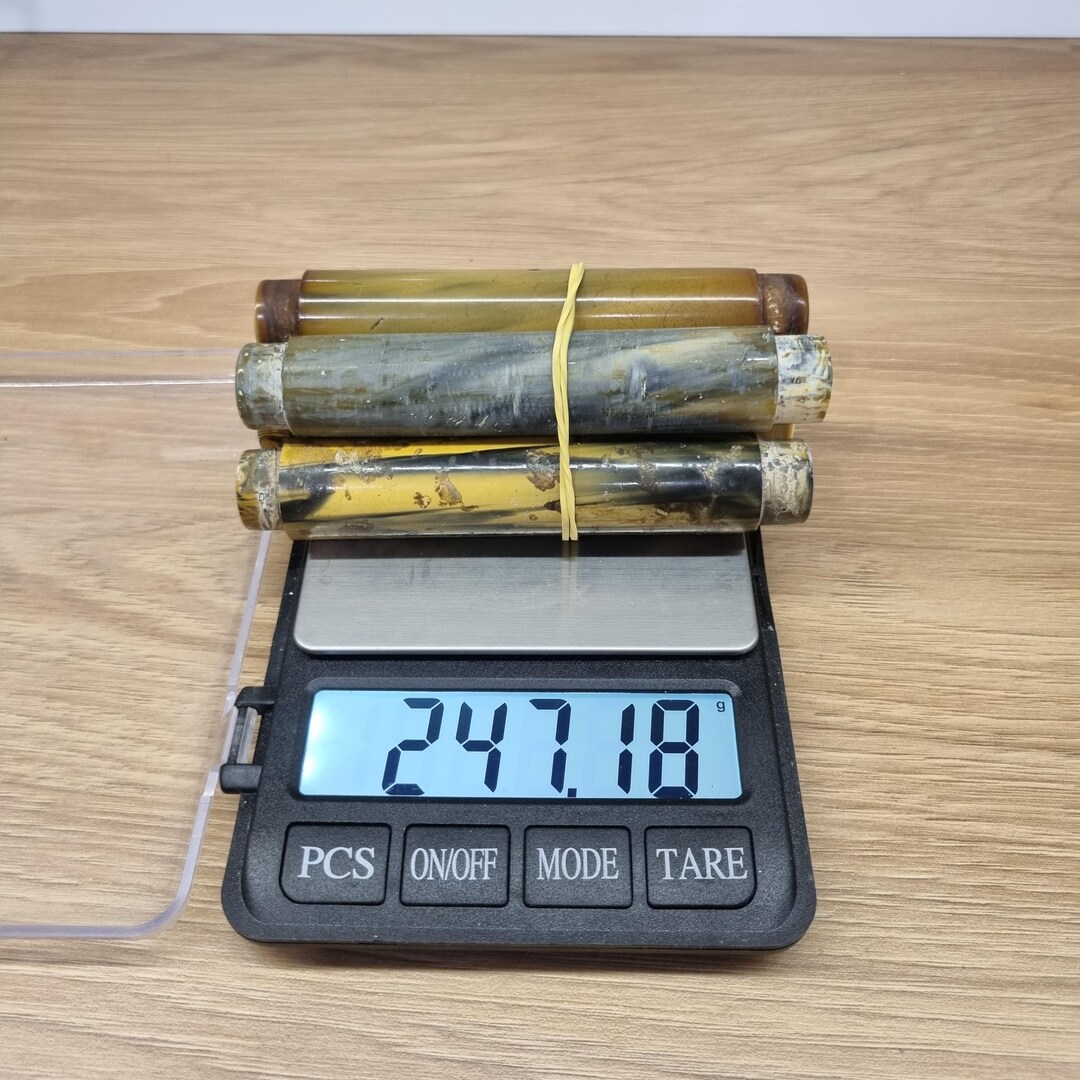 Futuran, Catalin, Bakelite Rods From Door Handles for Beads, Rings. 247 ...