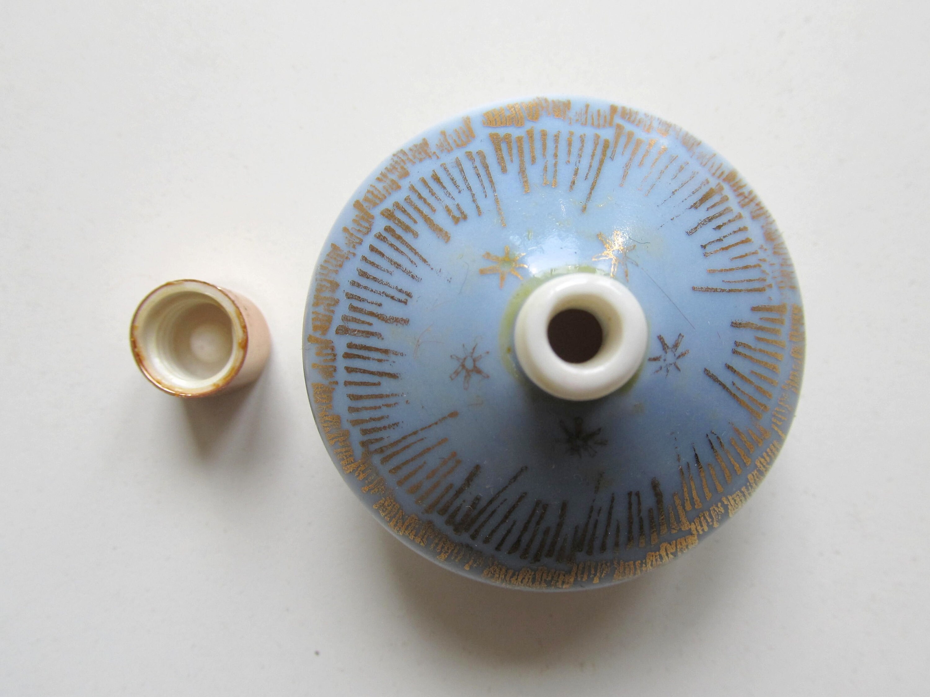 Vintage Perfume Bottle With Cork Flask Porcelain Lomonosov - Etsy