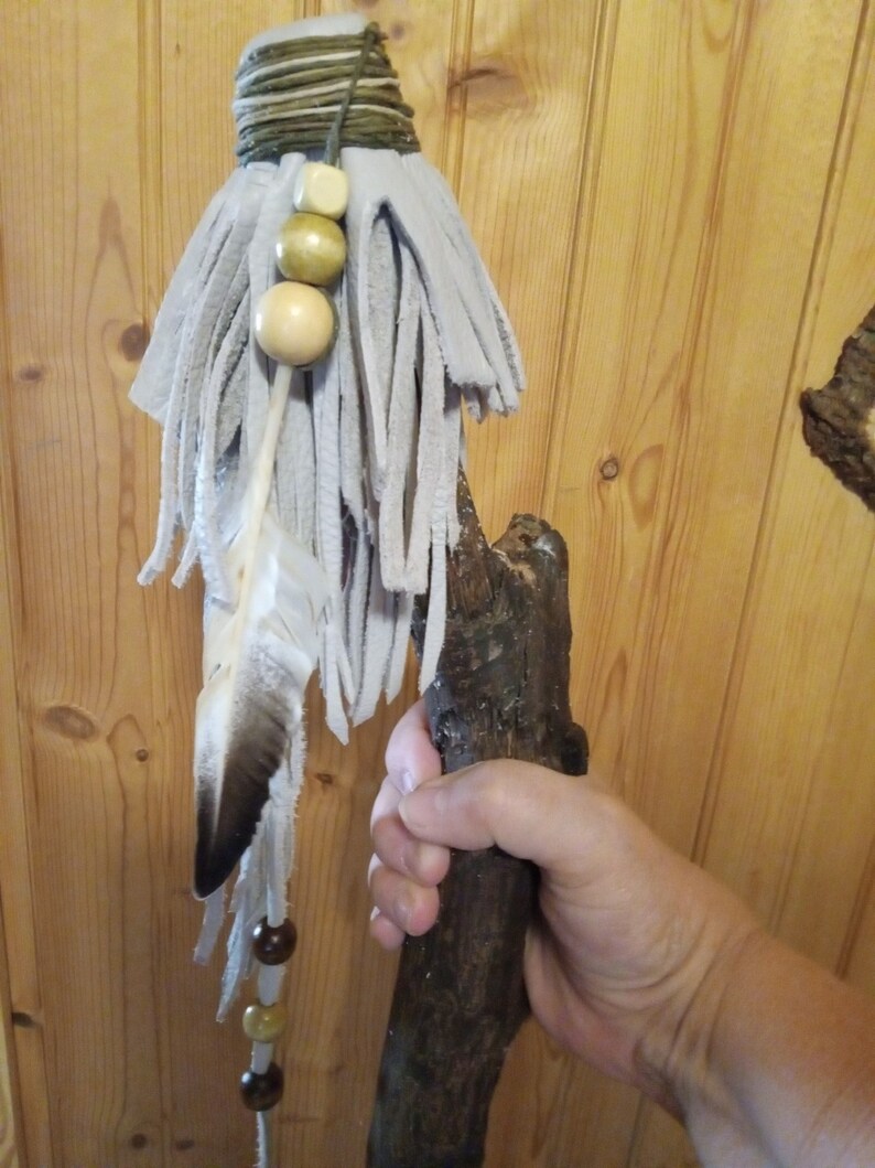 Wizard Staff Warrier Staff Walking Stick - Etsy