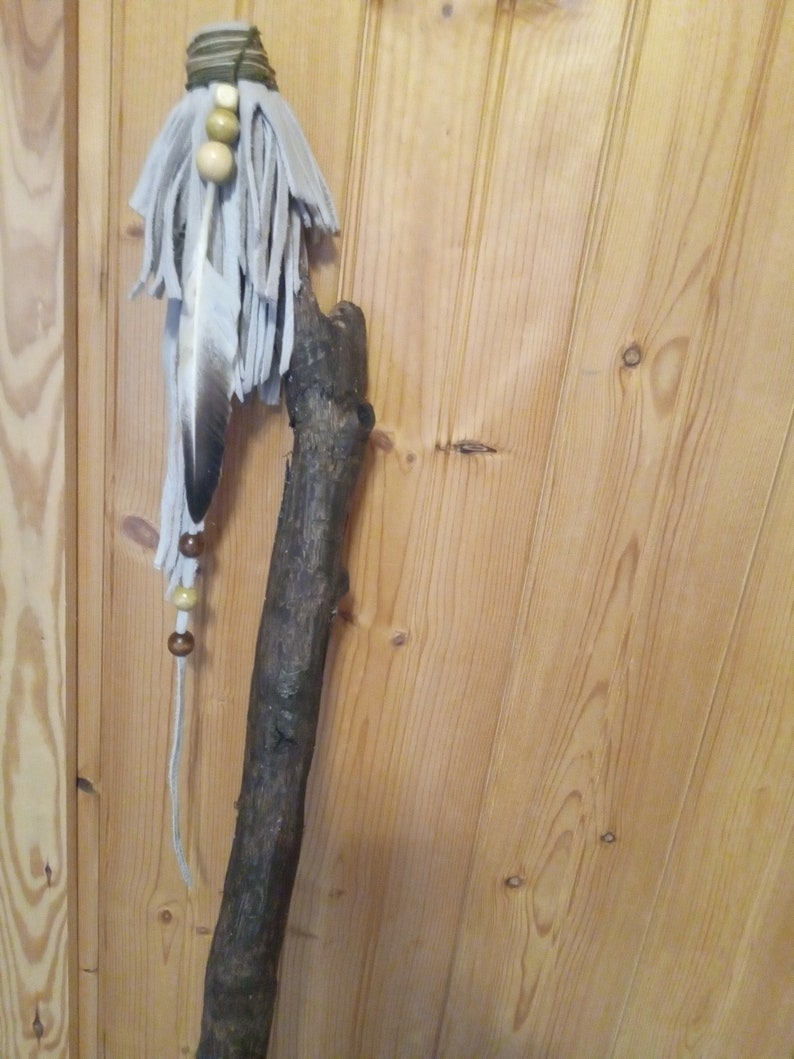 Wizard Staff Warrier Staff Walking Stick - Etsy