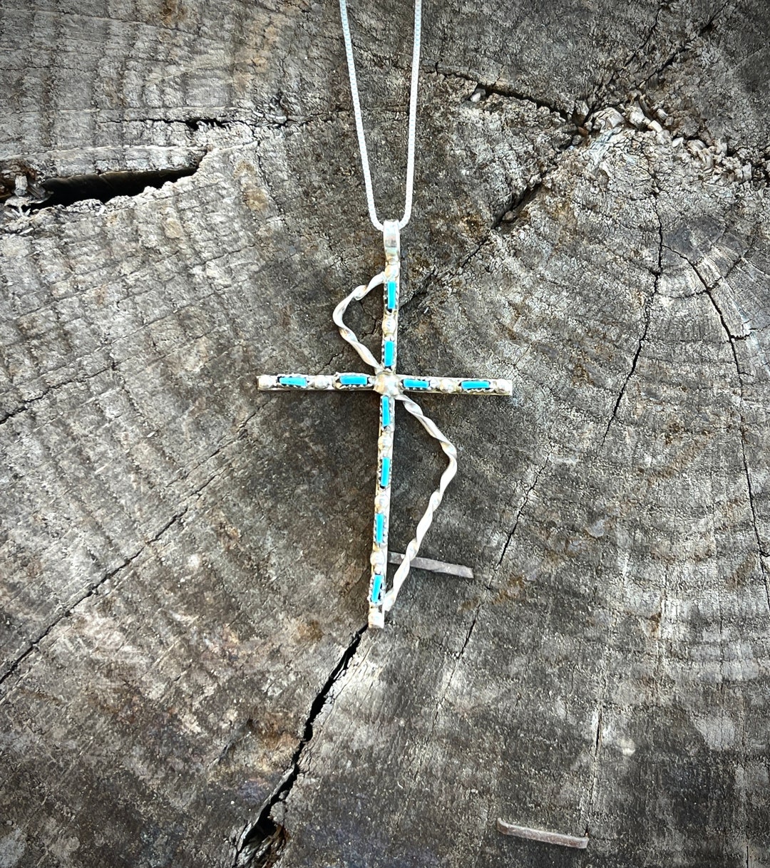 Vintage Needlepoint Zuni Cross - Etsy