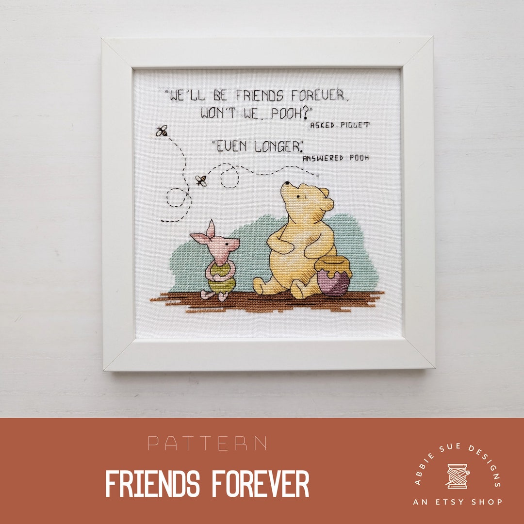 PATTERN | Friends Forever Cross Stitch Pattern PDF - Etsy