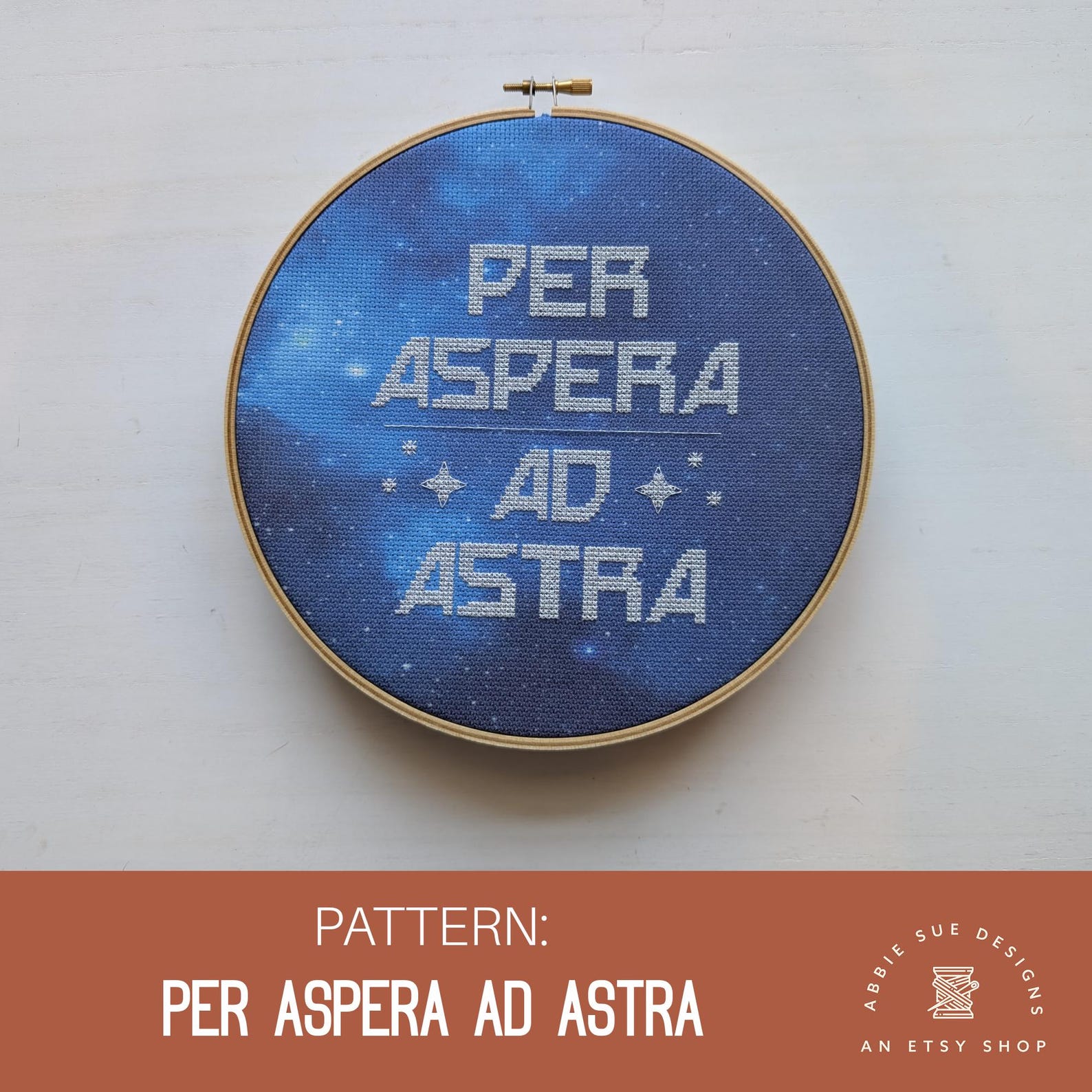 PATTERN | per Aspera Ad Astra Cross Stitch Pattern PDF - Etsy
