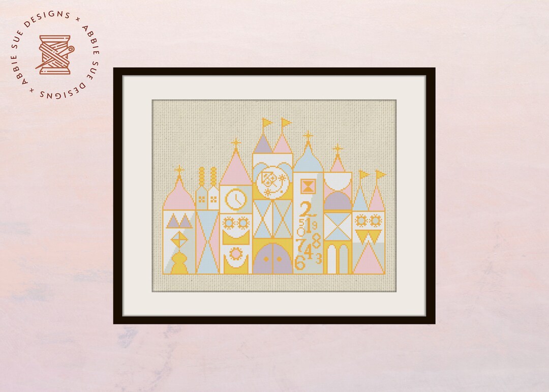 PATTERN It's a Small World Cross Stitch Pattern PDF - Etsy