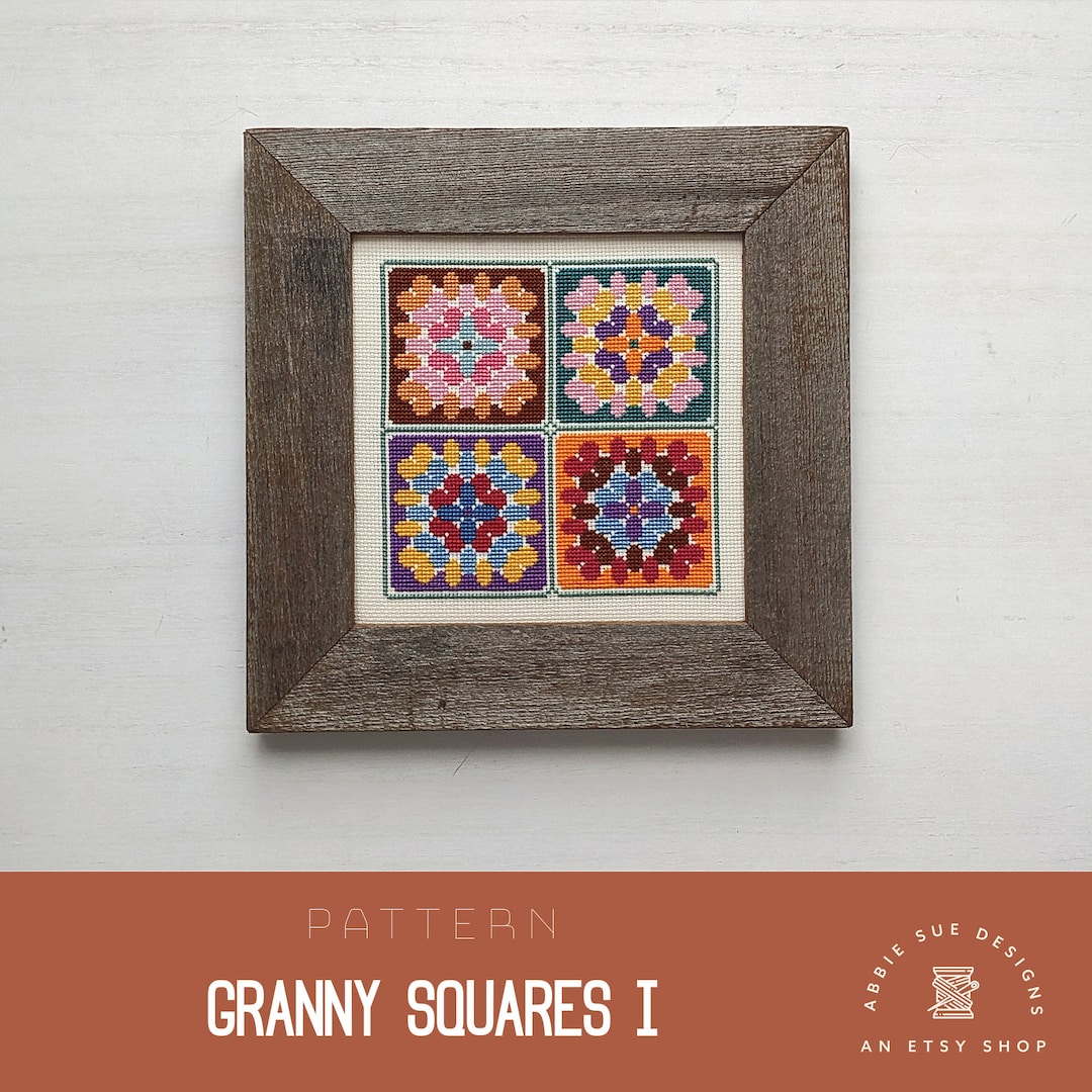 PATTERN | Granny Squares I Cross Stitch Pattern PDF - Etsy