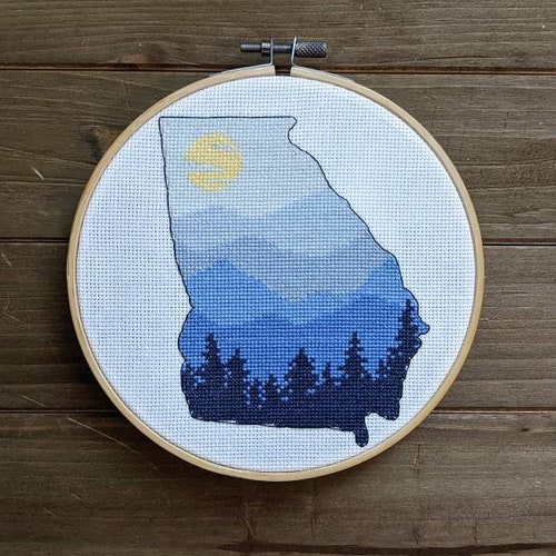 Monorail Cross Stitch PDF Pattern - Etsy