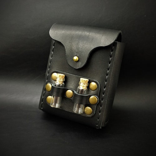 Leather Pouch Leather Belt Bag Plague Doctor Costume - Etsy