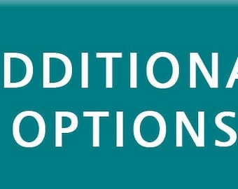Additional Customization Services and Options - Etsy