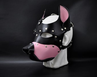 Leather Dog Head Harness - Etsy